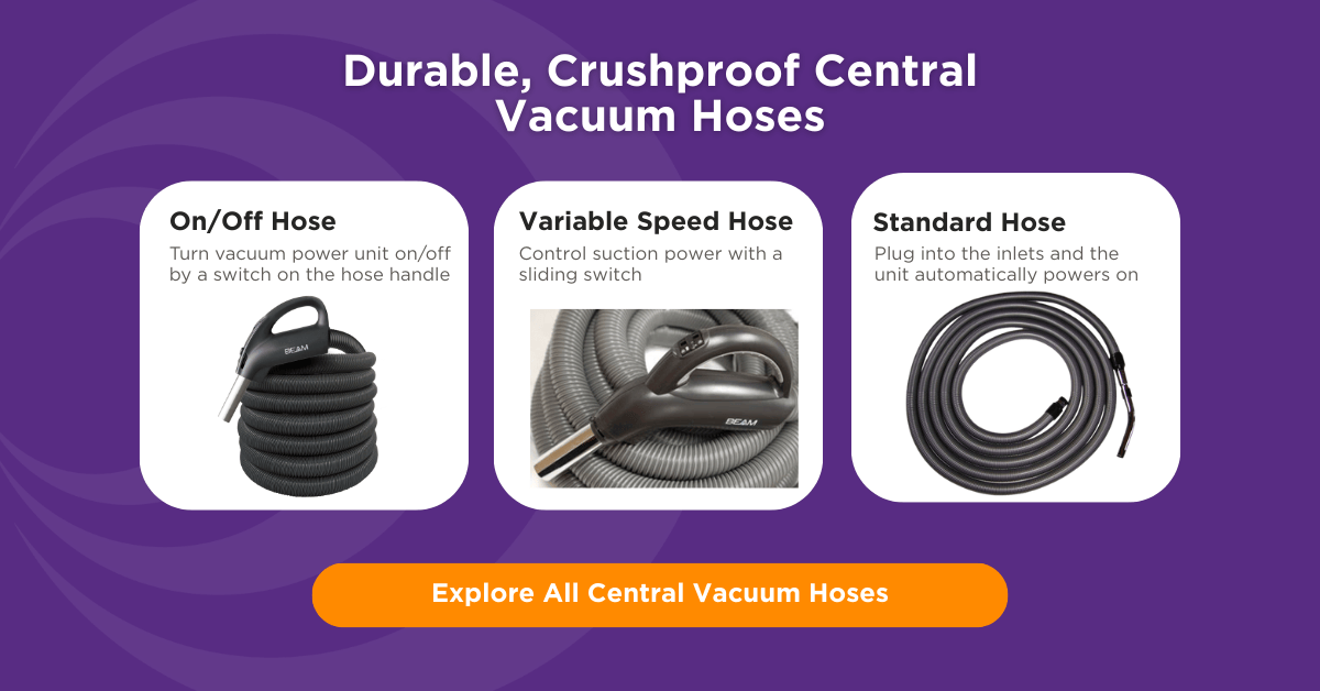 Shop Hoses for Central Vacuum Systems | BEAM – Beam Vacuum ...