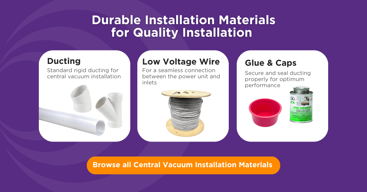 Buy Central Vacuum Installation Materials | BEAM – Beam Vacuum ...